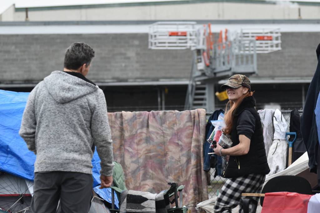 PHOTOS: Care packages bring bright smiles to rainy Kelowna tent city ...